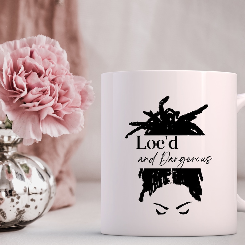 Black Women Locs, African American Lady, Locks of Love, Silhouette SVG ...