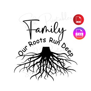 My Family Roots Run Deep Bundle, Reunion Tree, Bloodline Celebrations ...