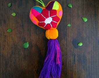 Embroidered keychain | Etsy