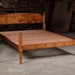 Made to Order Tiger Maple Queen Size Bed Frame, Hand Turned Posts ...