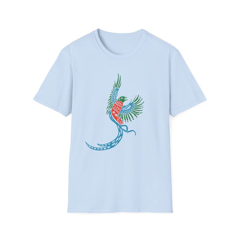 Colorful Quetzal Aztec T-shirt, Bird Lover Gifts, Quetzal Bird, Mexican ...