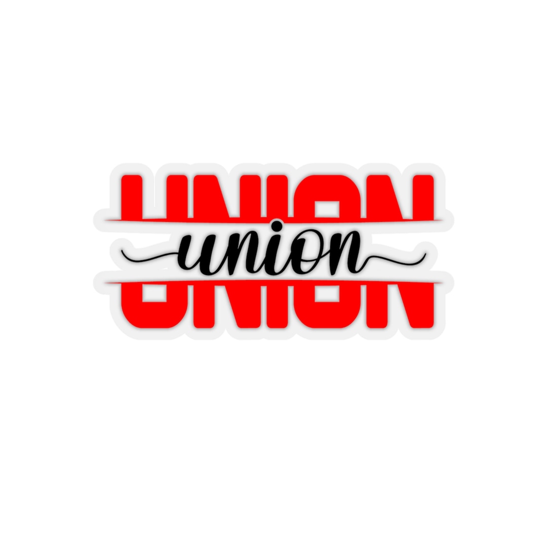 Union Within Union: Amplifying Unity Through Striking Design Kiss-cut ...