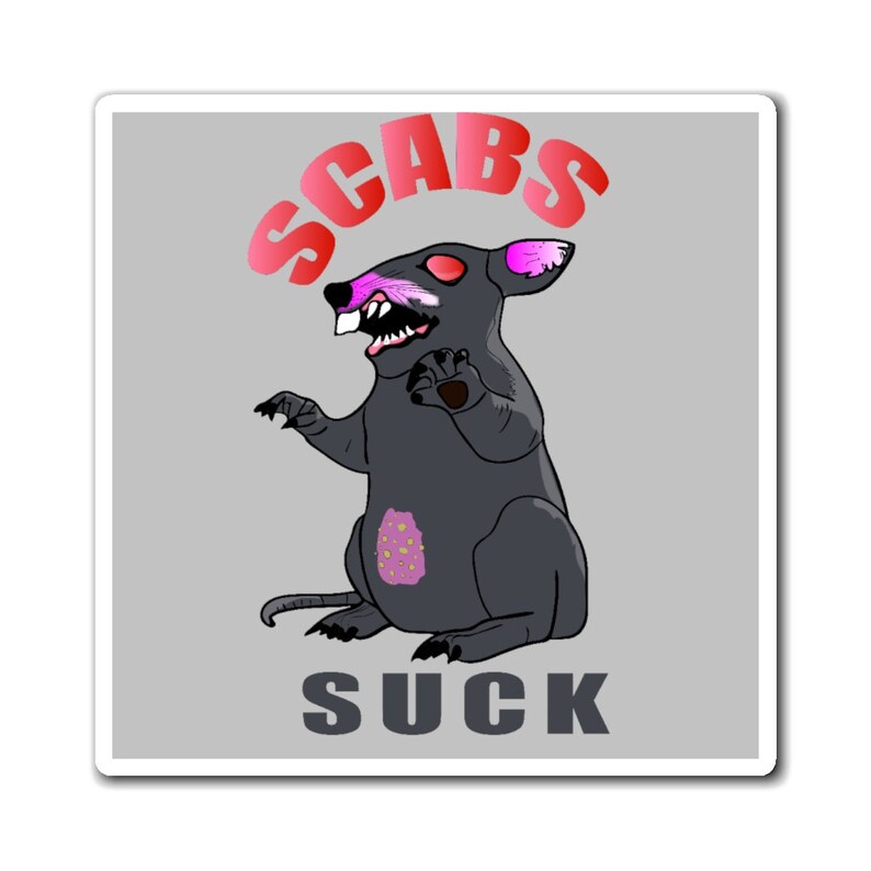 Scabby the Rat SCABS SUCK A Strong Labor Movement Magnet - Etsy