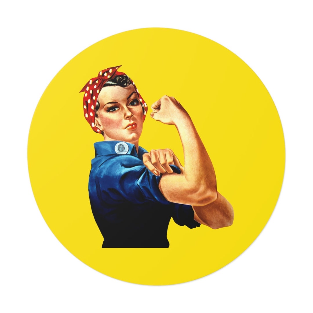 Rosie the Riveter Sticker - Empowering Women in the Workforce - Vintage ...