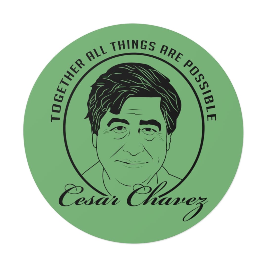 Cesar Chavez Inspirational Sticker: Unity & Hope - Waterproof Vinyl - Etsy