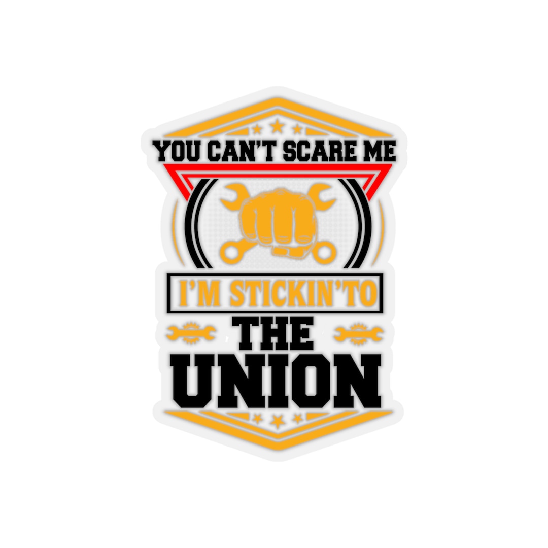 Fearless Union Support - Empowering Sticker | Labor Movement, Worker ...