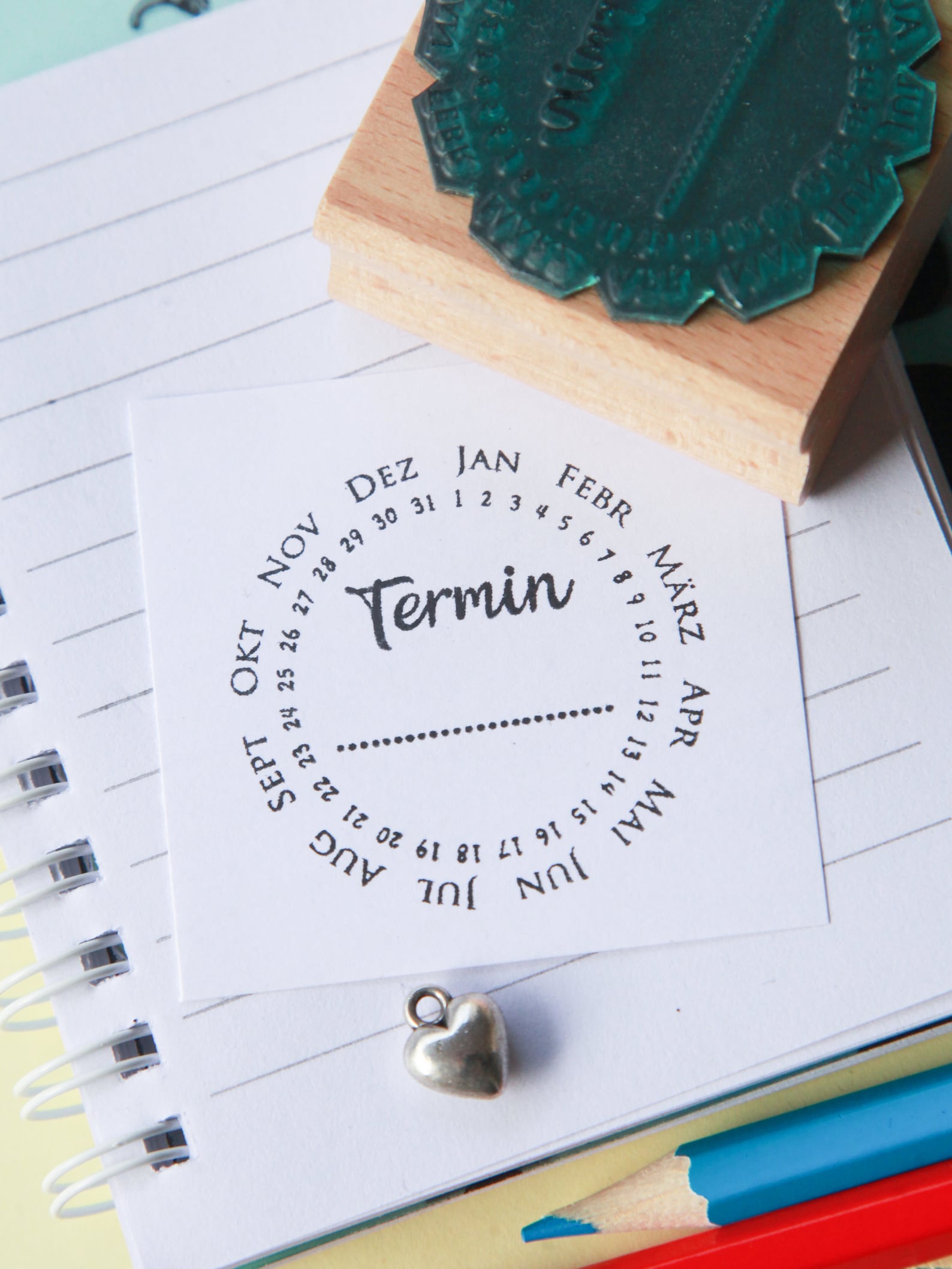 Stempel für dein BULLET Journal Kalender zum Ankreuzen - Etsy.de