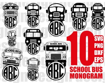 School bus stencil | Etsy