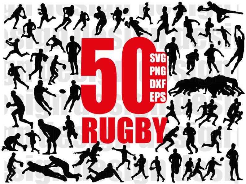 Rugby svg rugby player svg rugby team sport svg match svg | Etsy