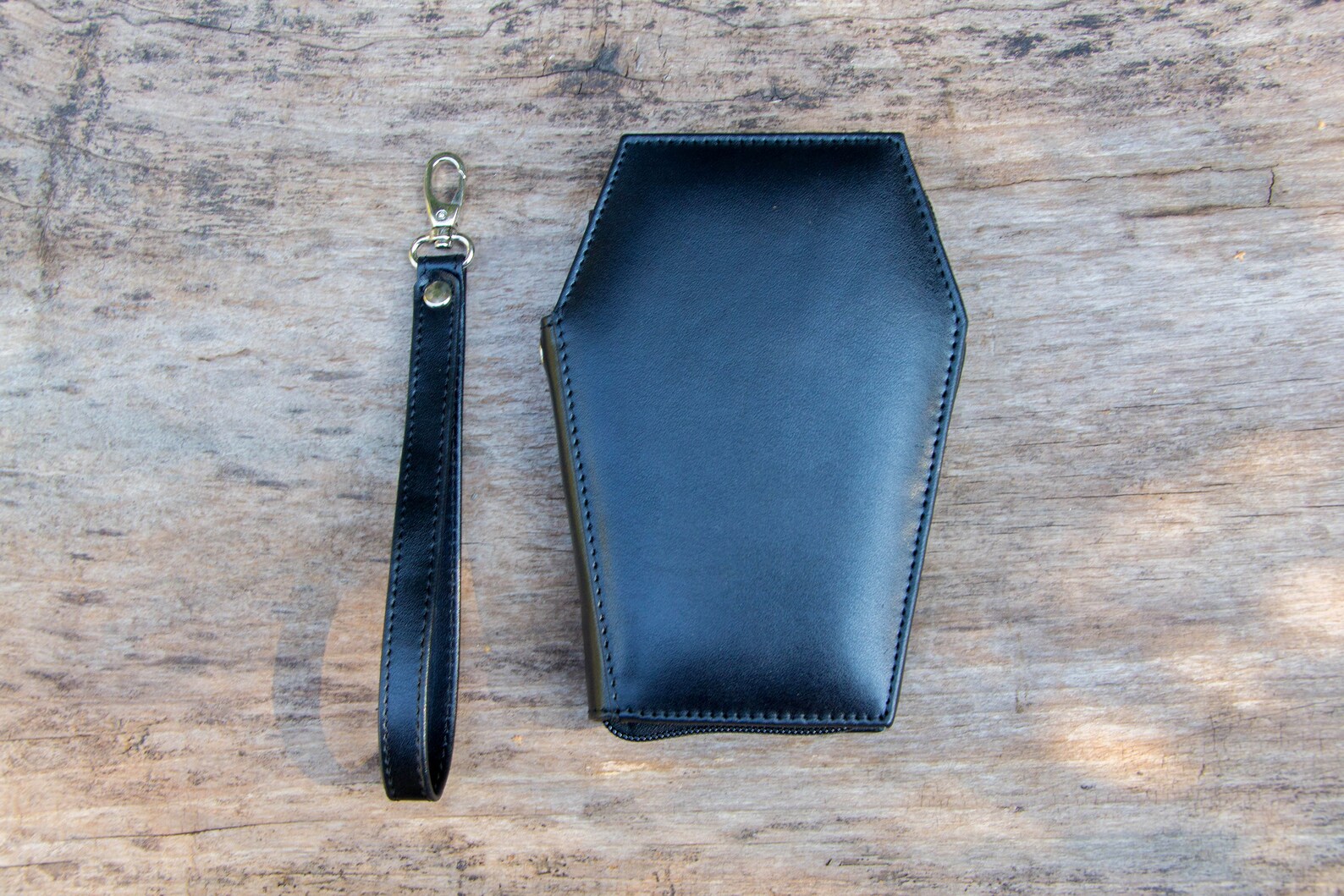 Coffin Phone Casevampire Caseleather Casepad - Etsy