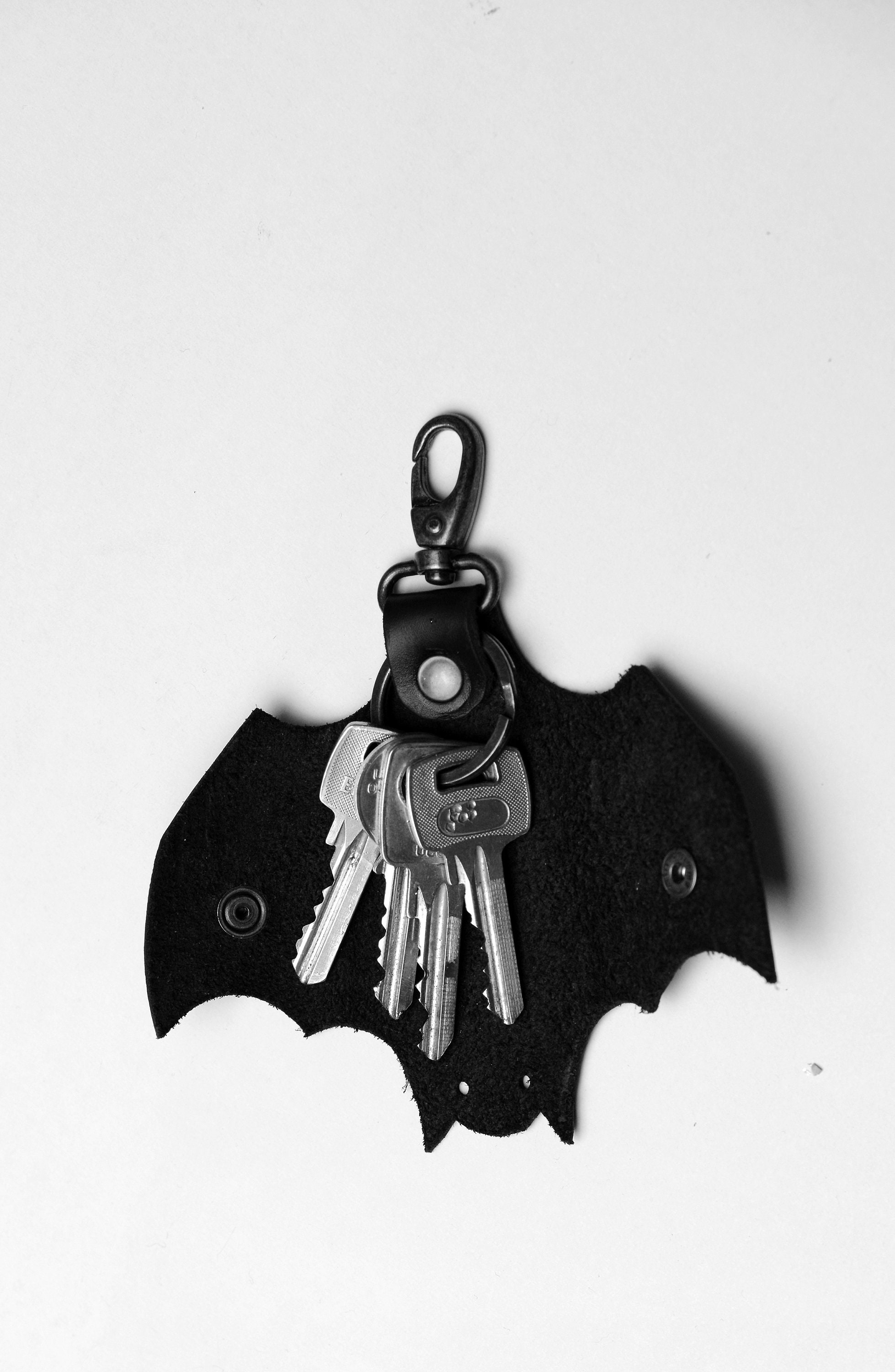 Bat Key Ringleather - Etsy