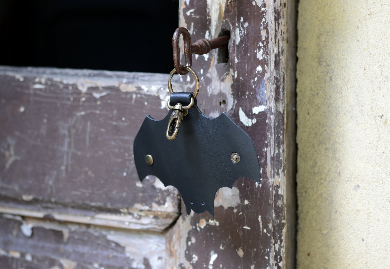 Bat Key Ringleather - Etsy