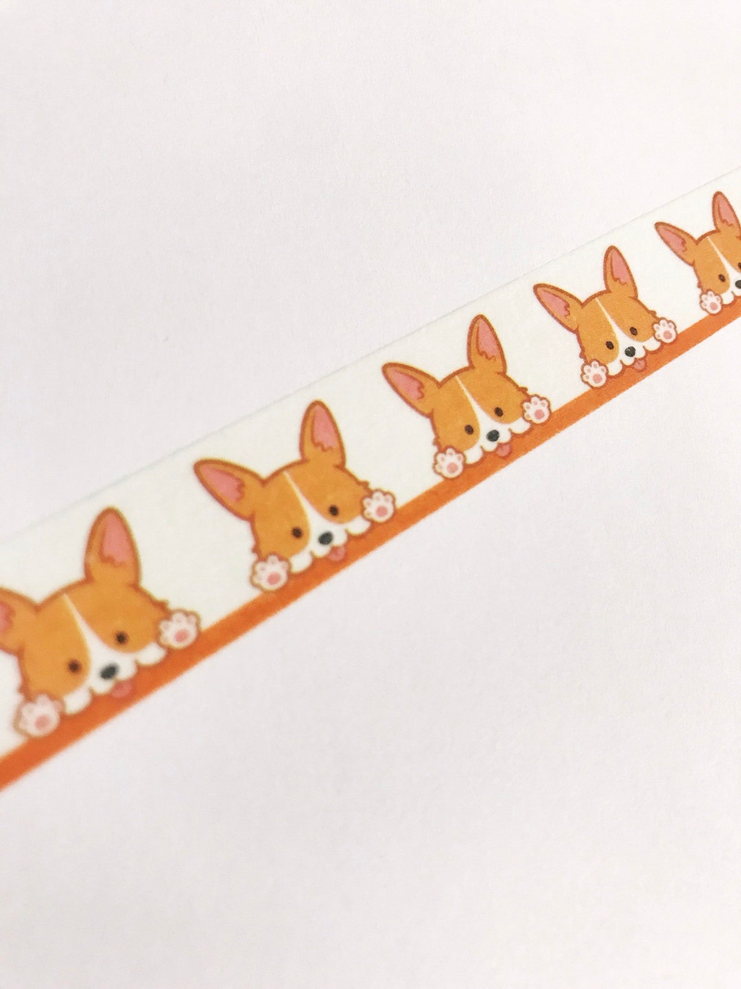 Corgi Washi Tape, Corgi Stationery, Dog Washi Tape, Corgi Gifts, Corgi ...