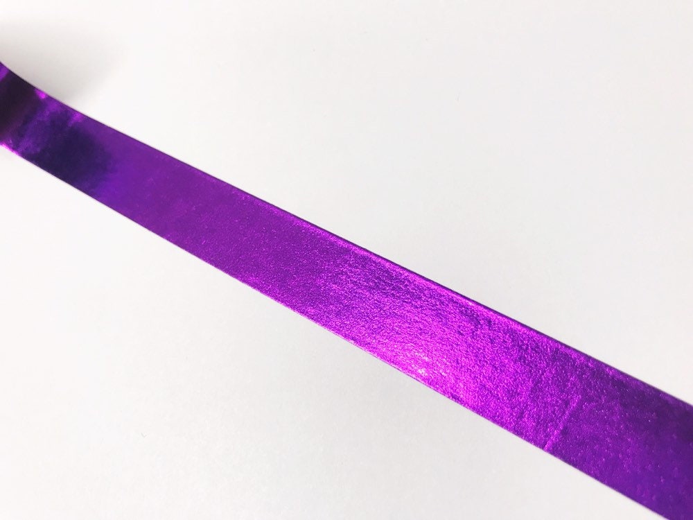 Shiny Purple Washi Tape Plain Purple Foil Washi Tape Purple - Etsy