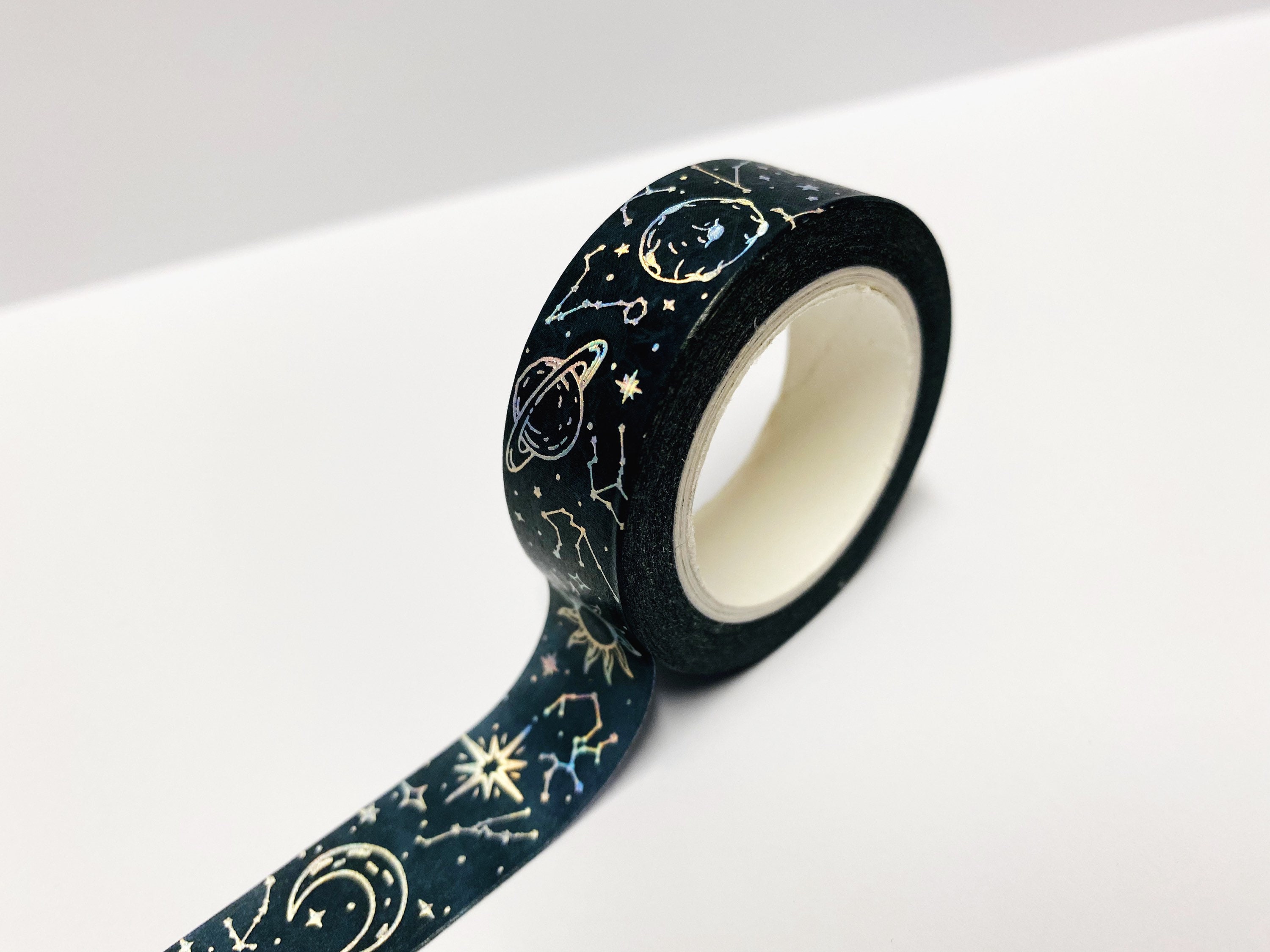 Space Washi Tape Planets Washi Tape Navy Space Washi Tape - Etsy