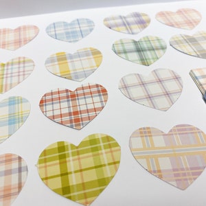 Heart Stickers, Hearts Sticker Set, Pattern Stickers, Love Journal ...