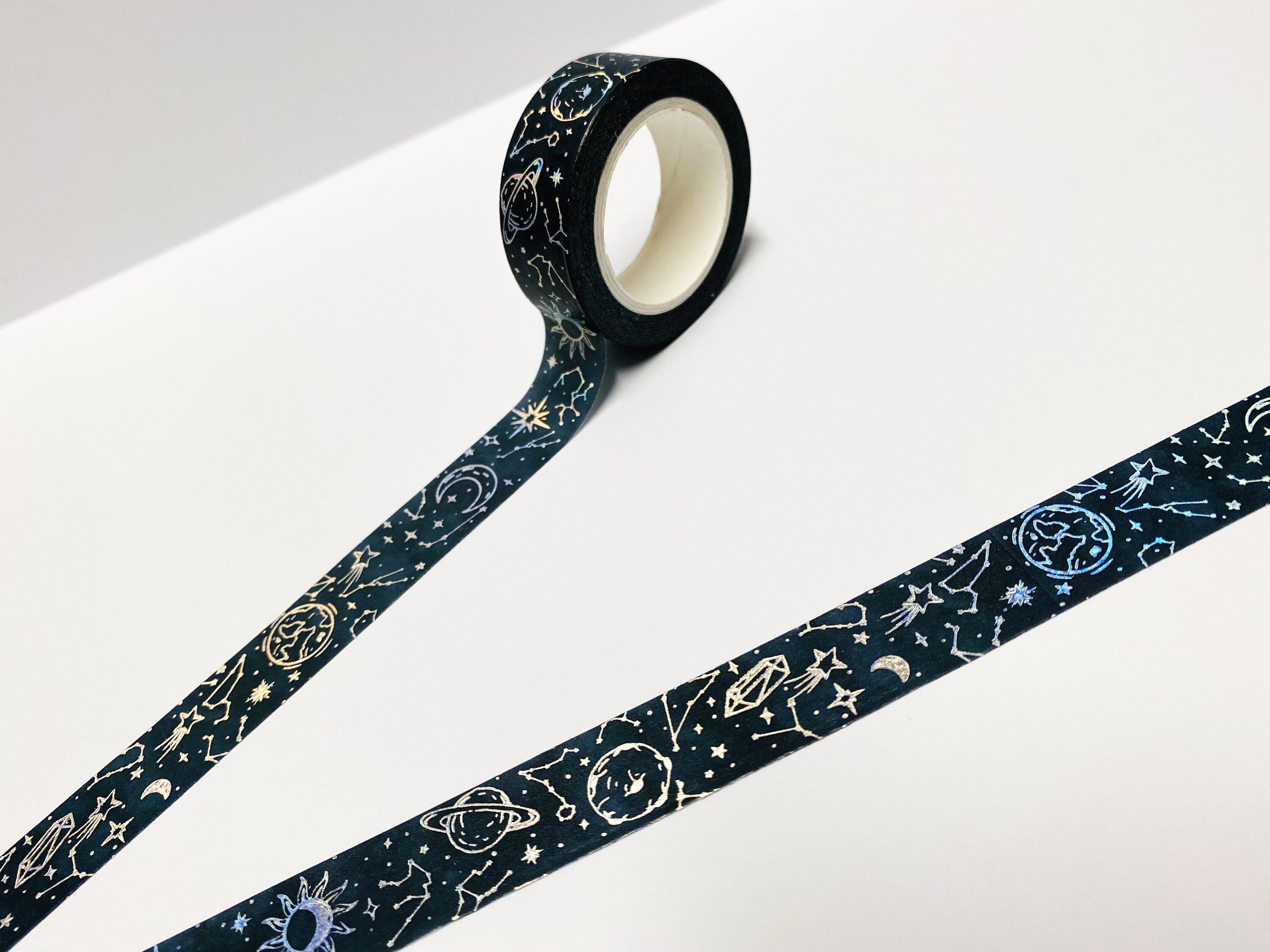 Space Washi Tape Planets Washi Tape Navy Space Washi Tape - Etsy