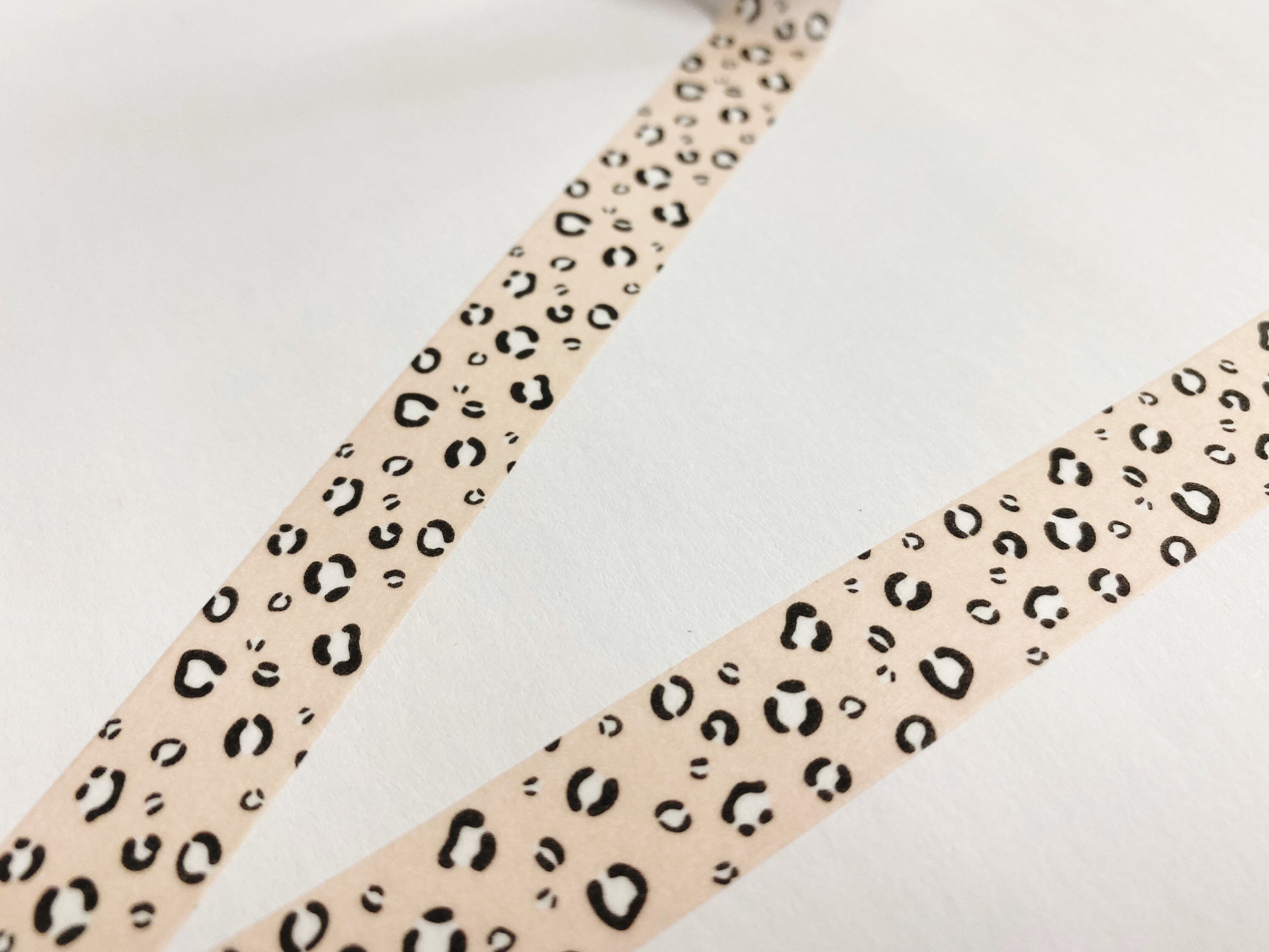 Leopard Print Washi Tape Animal Print Stationery Washi Tape - Etsy
