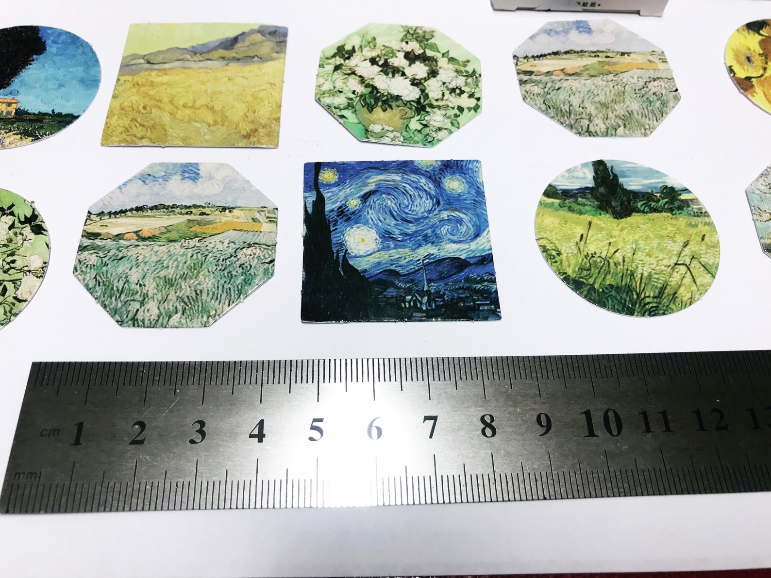 Van Gogh Stickers Art Stickers Landscape Sticker Set - Etsy UK