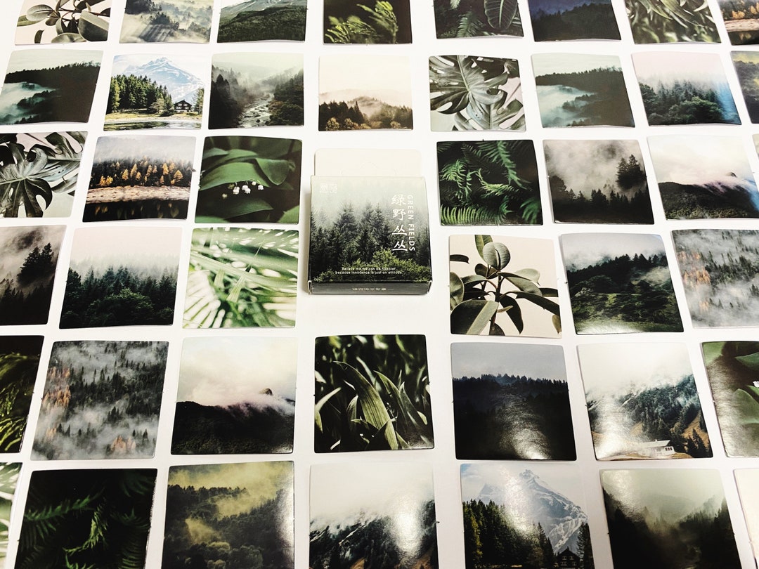 Landscape Stickers, Forrest Stickers, Nature Stickers, Sticker Set ...