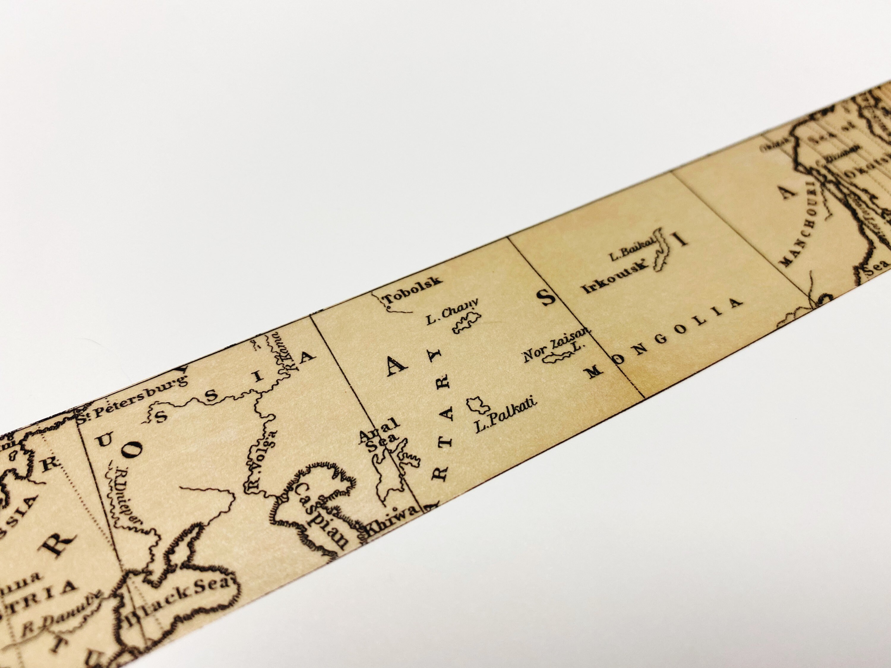 Wide Vintage Map Washi Tape Treasure Map Washi Tape | Etsy