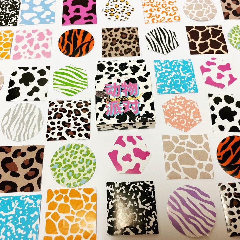 Leopard Print Stickers - Etsy UK