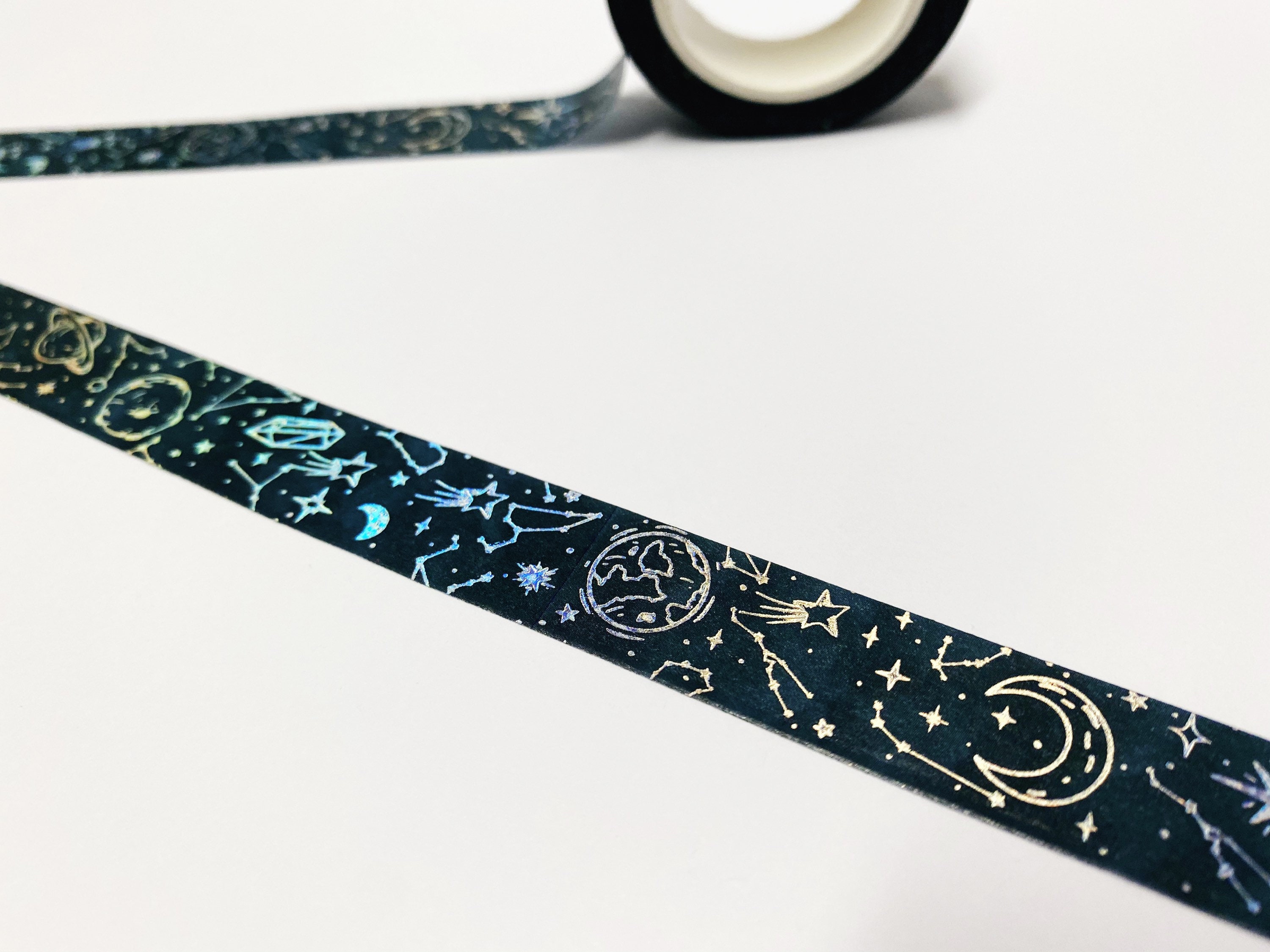 Space Washi Tape Planets Washi Tape Navy Space Washi Tape - Etsy