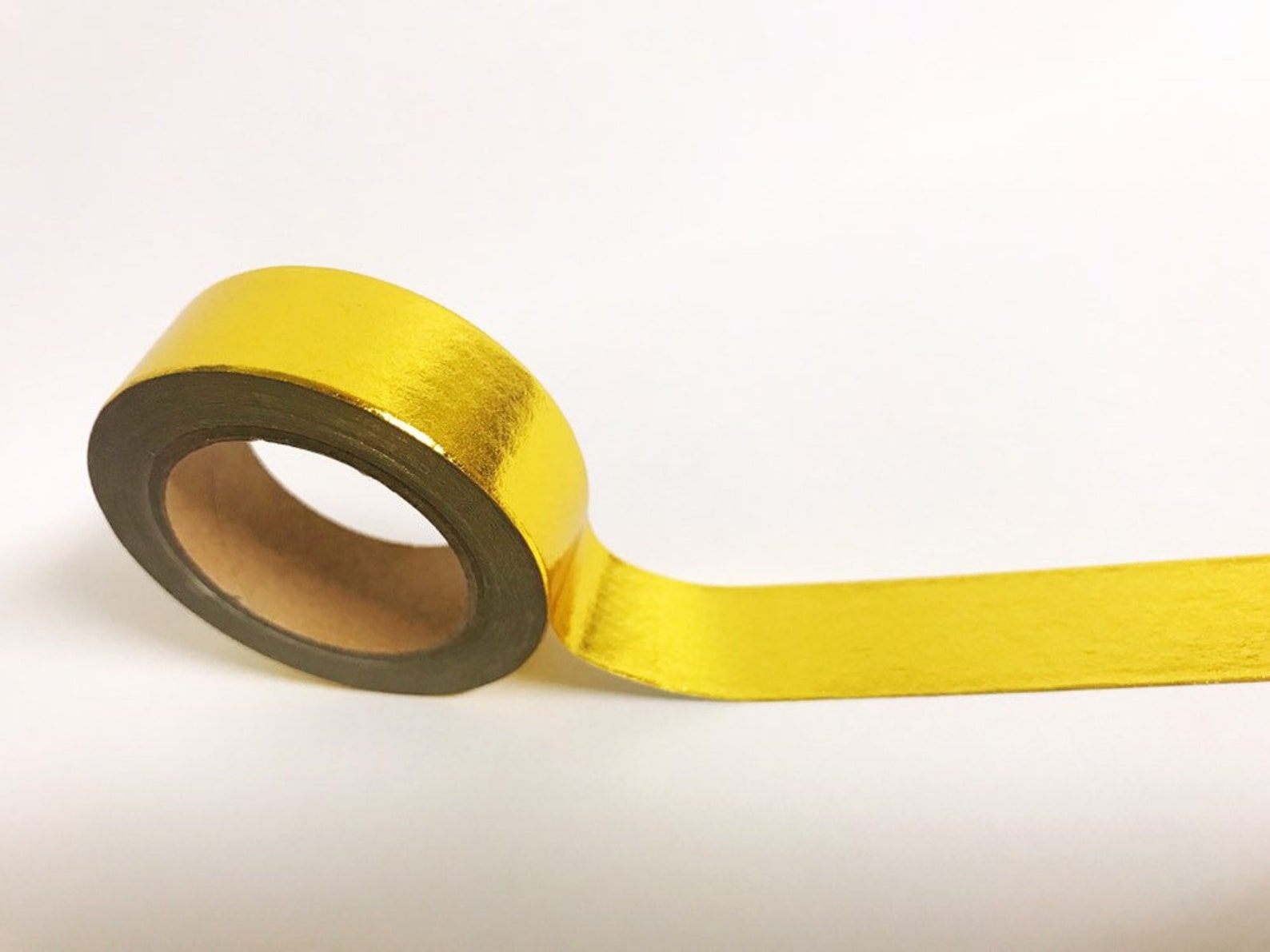 Gold Washi Tape Shiny Washi Tape Gold Foil Washi Tape | Etsy