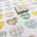 Heart Stickers, Hearts Sticker Set, Pattern Stickers, Love Journal ...