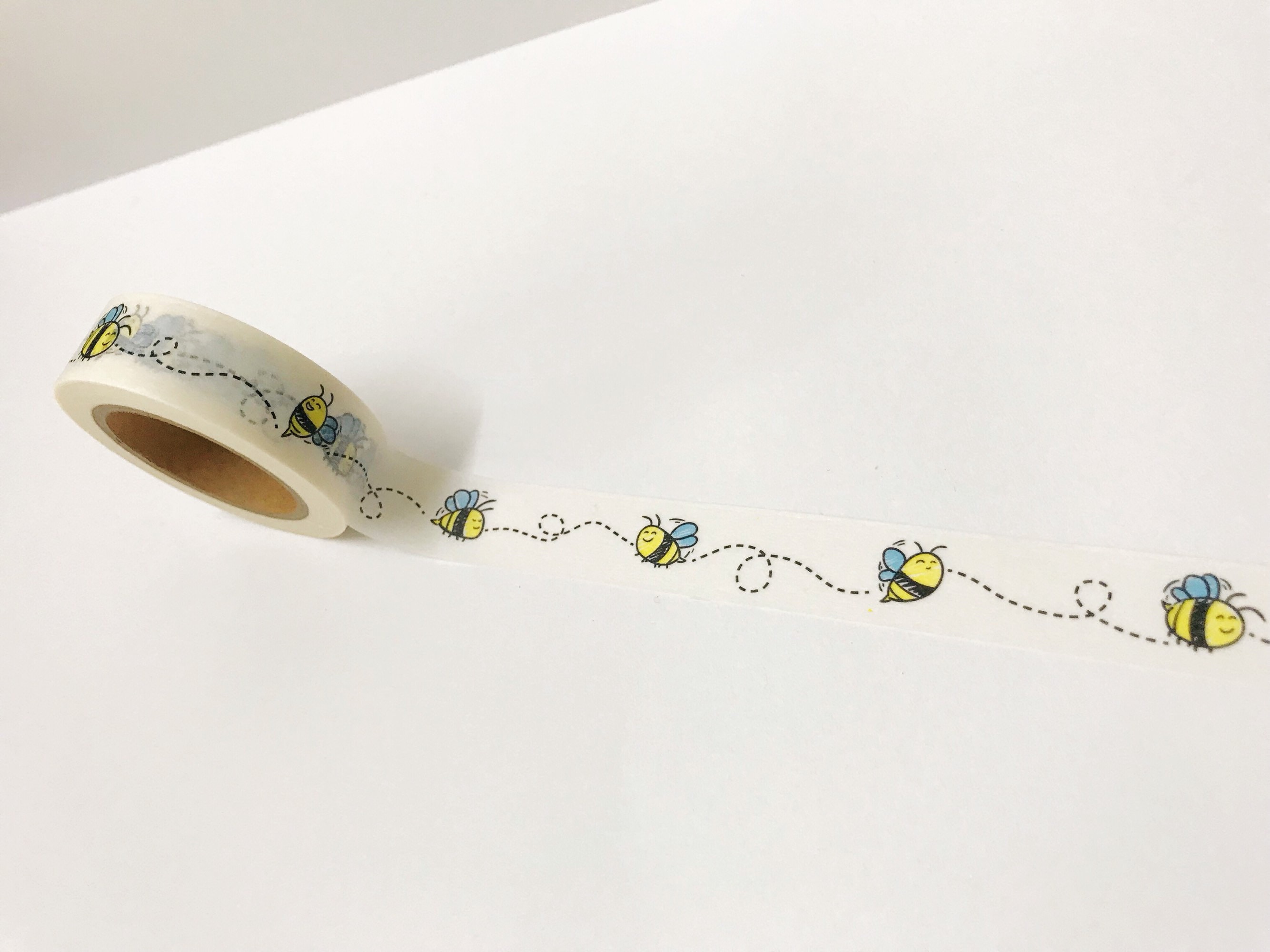 Bee Washi Tape Bumblebee Stationery Spring Washi Tape Bee - Etsy