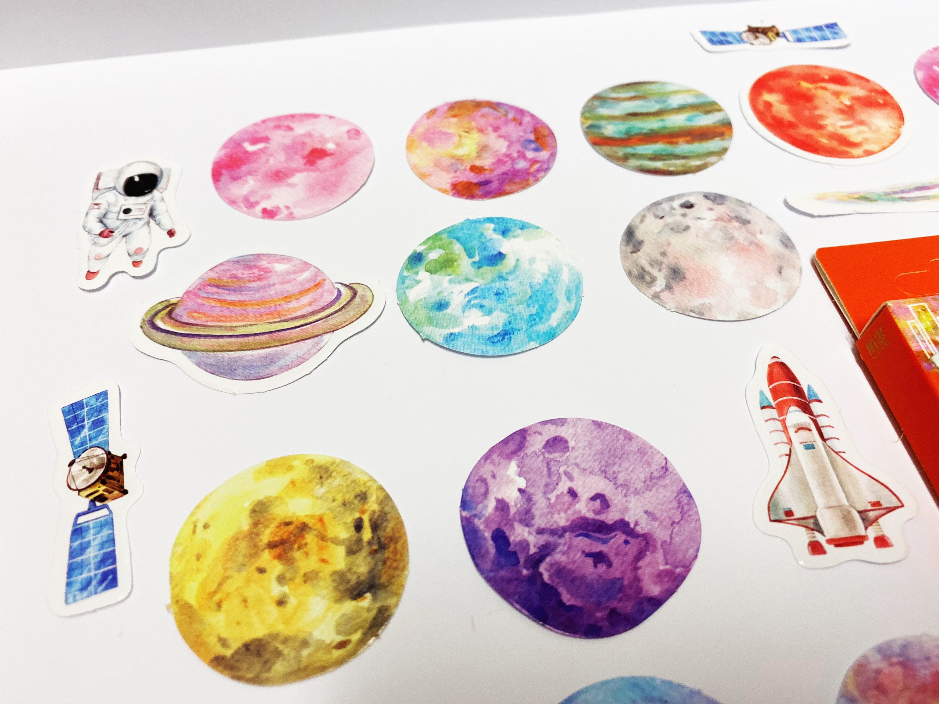 Planet Stickers Solar System Sticker Set Space Stickers - Etsy