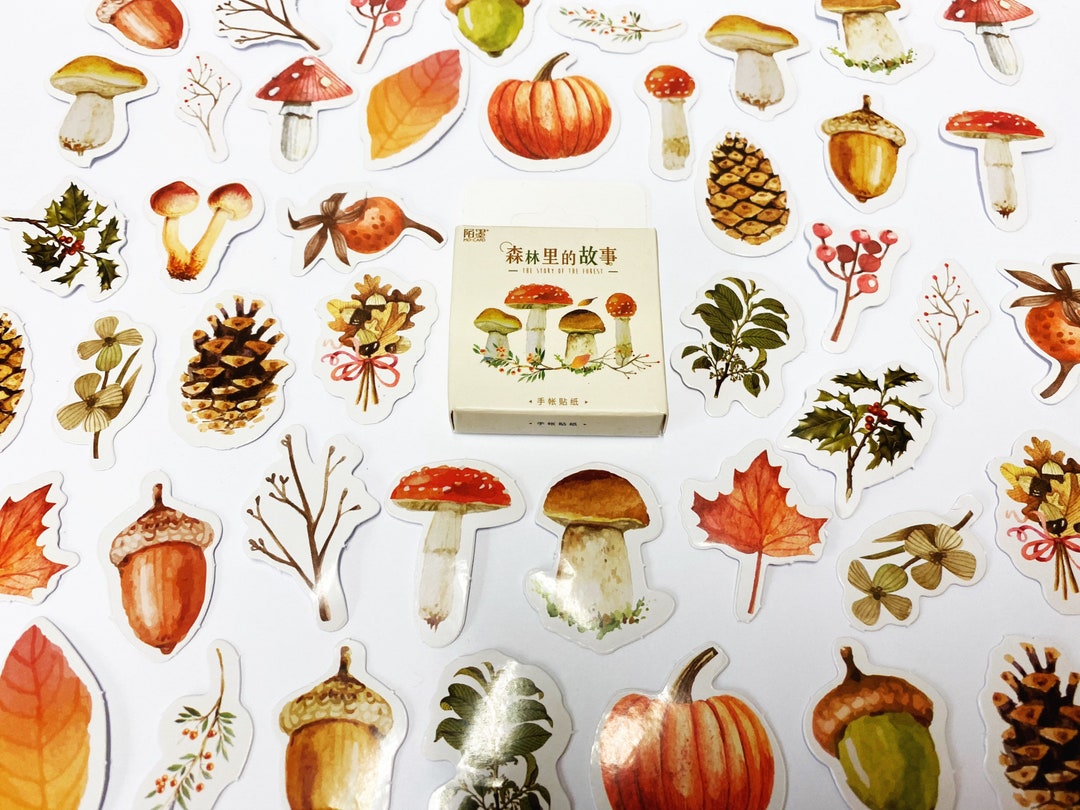 Nature Stickers Stamps Sticker Set Wildlife Stickers - Etsy