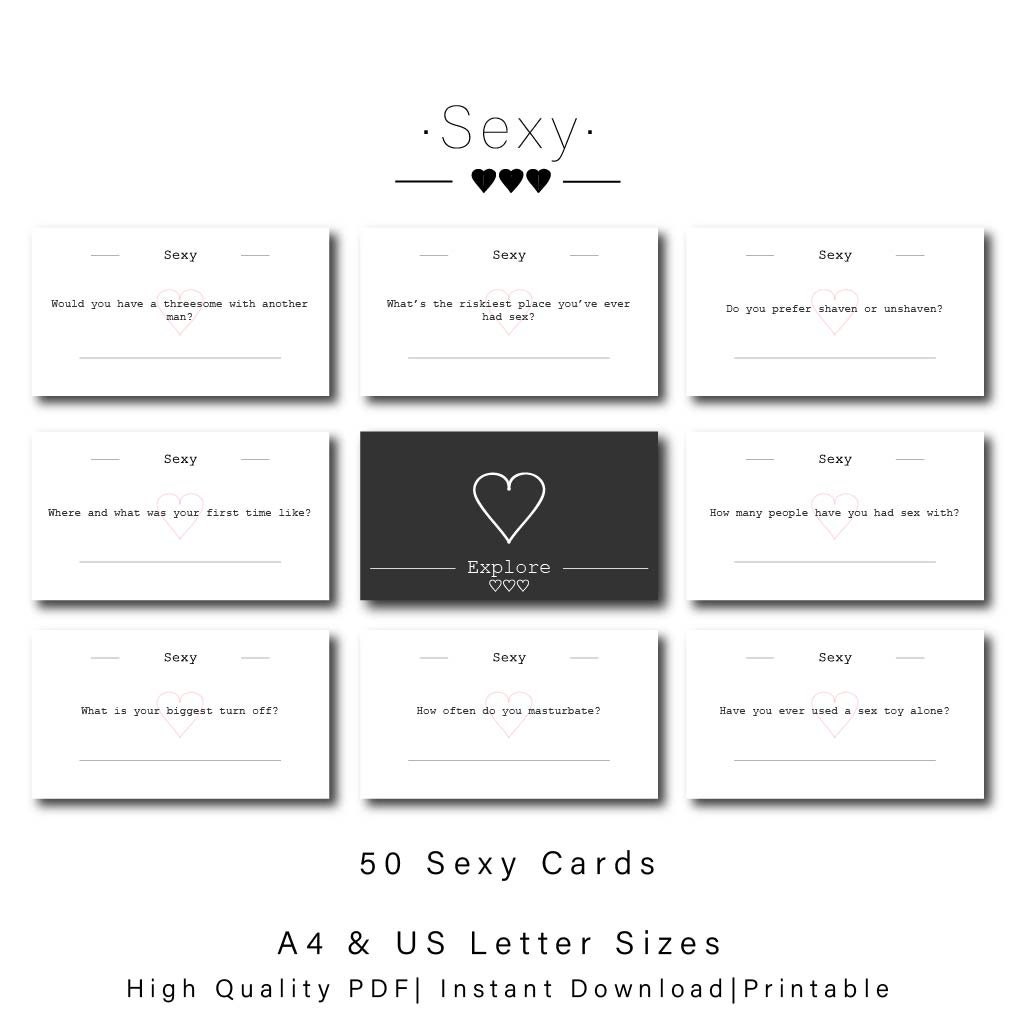 Couples Questions Game Instant Download Valentines Gift Gift for ...