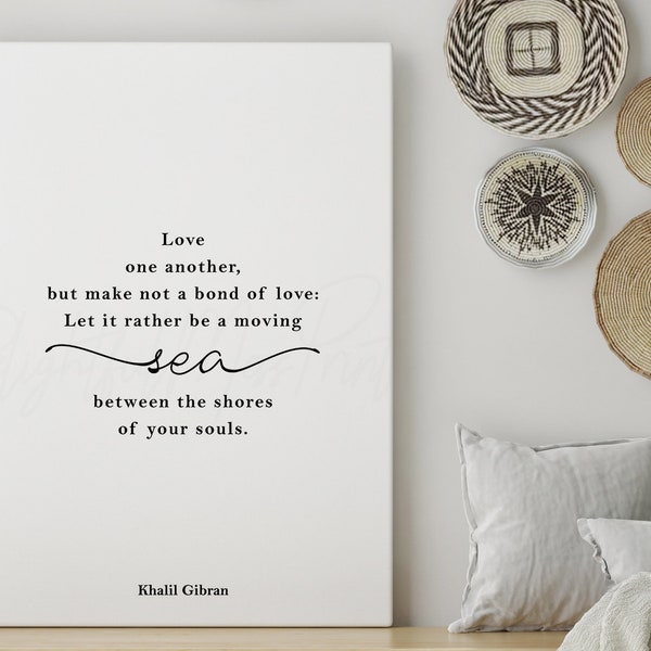 Khalil Gibran in Friendship or in Love Digital Printable, Khalil Gibran ...
