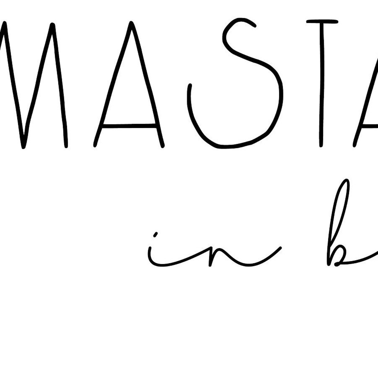 Namastay in Bed Digital Printable, Minimal Quote Print, Namastay ...
