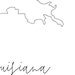 Louisiana State Map Line Art Digital Printable, Instant Download Print ...