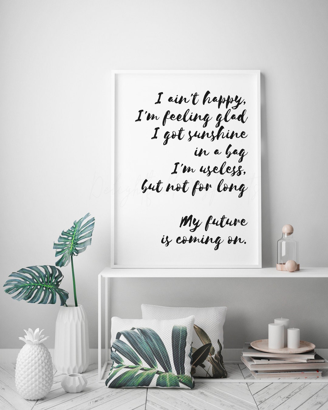 Clint Eastwood Gorillaz Digital Printable, Gorillaz Lyrics Poster ...