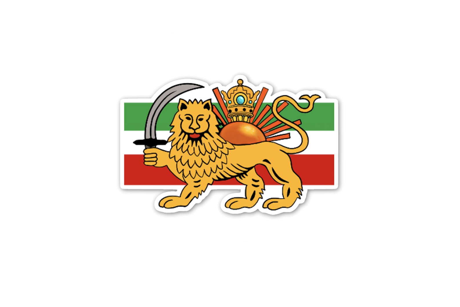 Shir O Khorshid Vinyl Sticker Approx. 3x 2 - Etsy