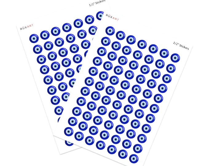 Evil Eye Sticker, Evil Eye, Energy Protection, Laptop Sticker ...