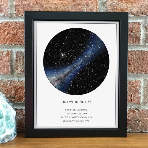 Custom Star Map Most REALISTIC Night Sky Print the Perfect | Etsy