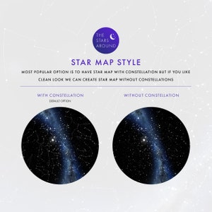 Custom Star Map DIGITAL DOWNLOAD REAL Night Sky Custom - Etsy