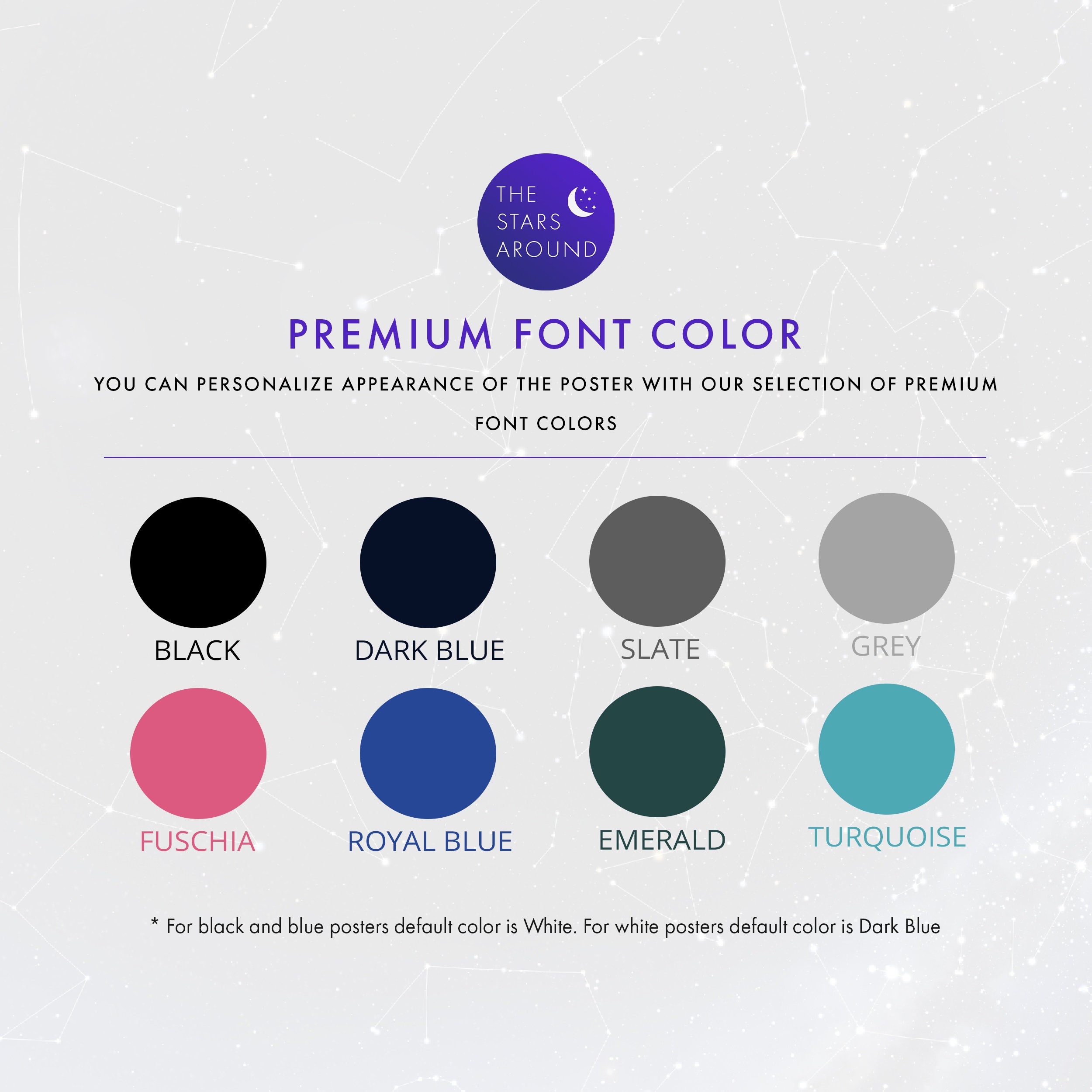 Custom Star Map Realistic Night Sky Map Custom Star Poster - Etsy Canada