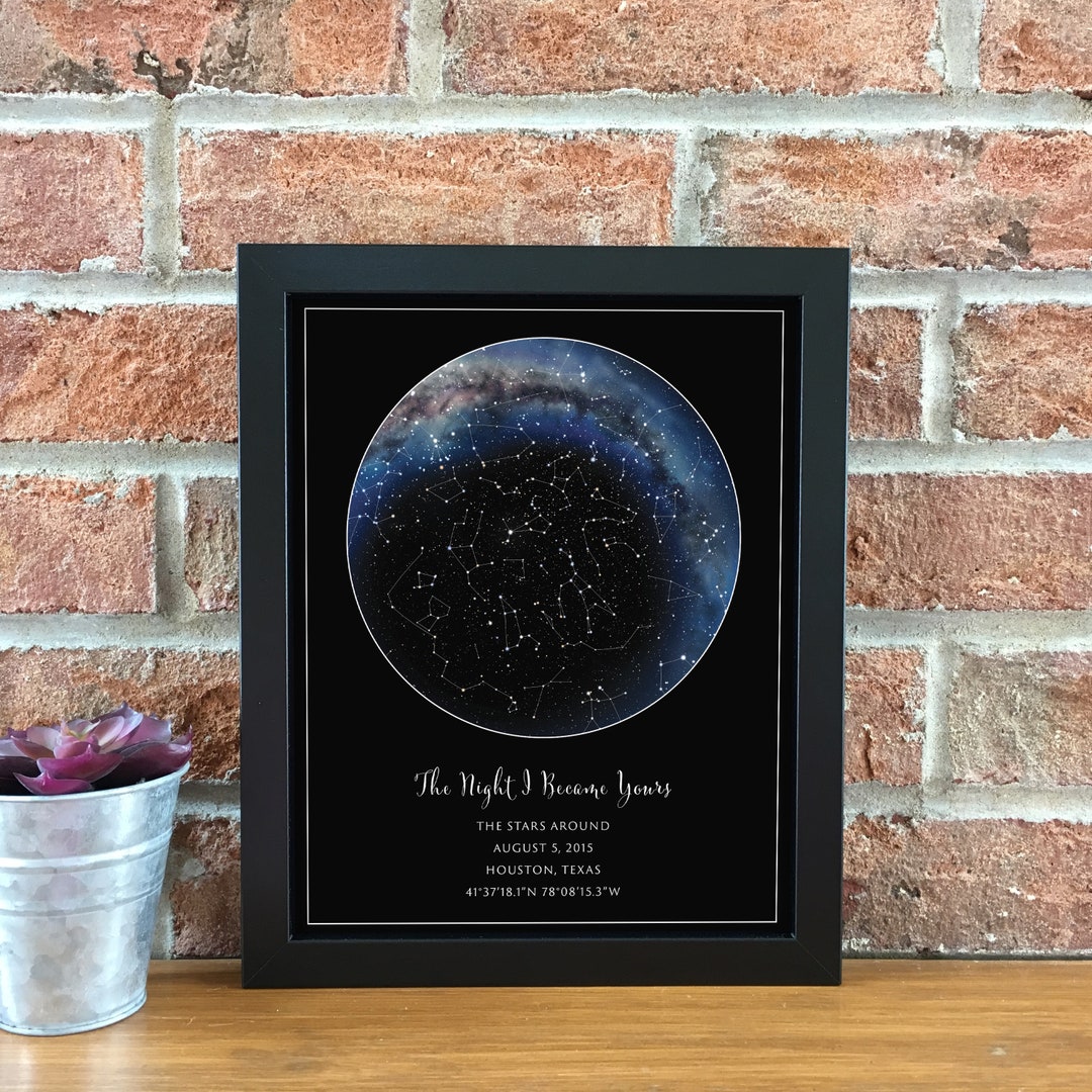 Custom Star Map the Perfect Personalized Anniversary Gift - Etsy