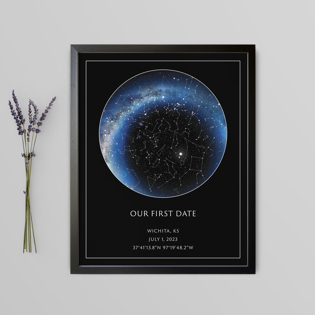 Custom Star Map – the Perfect Personalized Gift for Boyfriend and ...