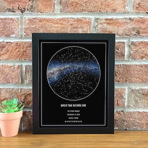 Custom Star Map DIGITAL DOWNLOAD REAL Night Sky Custom | Etsy