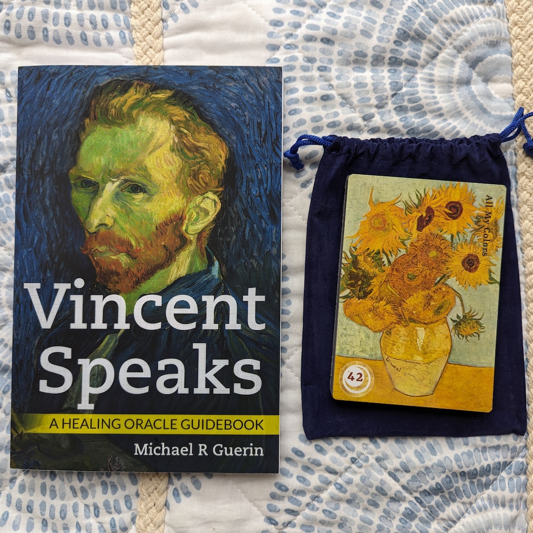 Vincent Speaks Healing Oracle Cards, Deluxe Edition deck & Guidebook - Etsy