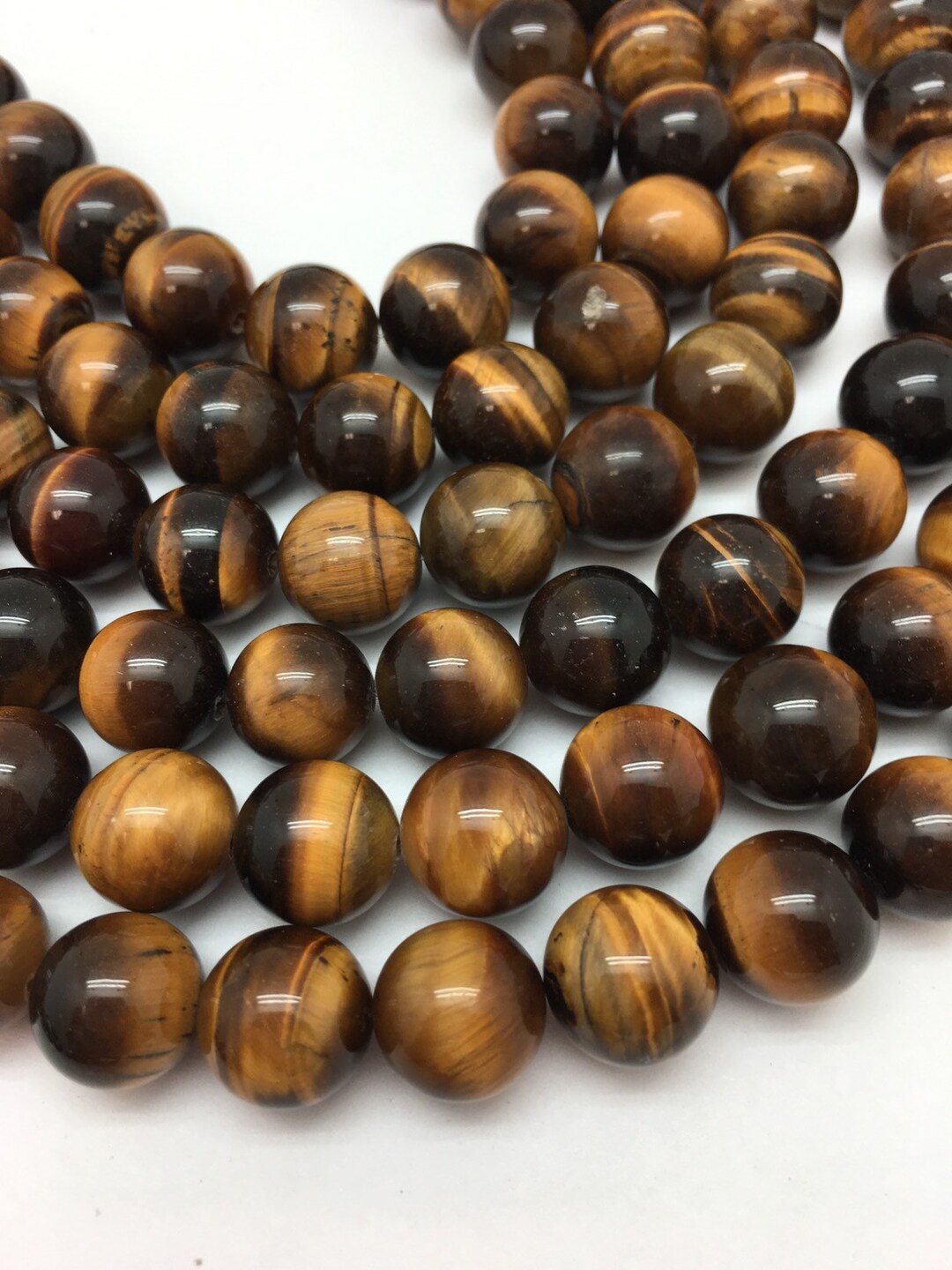 Top Quality Smooth Tiger Eye Beads, 8mm, 10mm, 12mm WHOLESALE PRICING ...