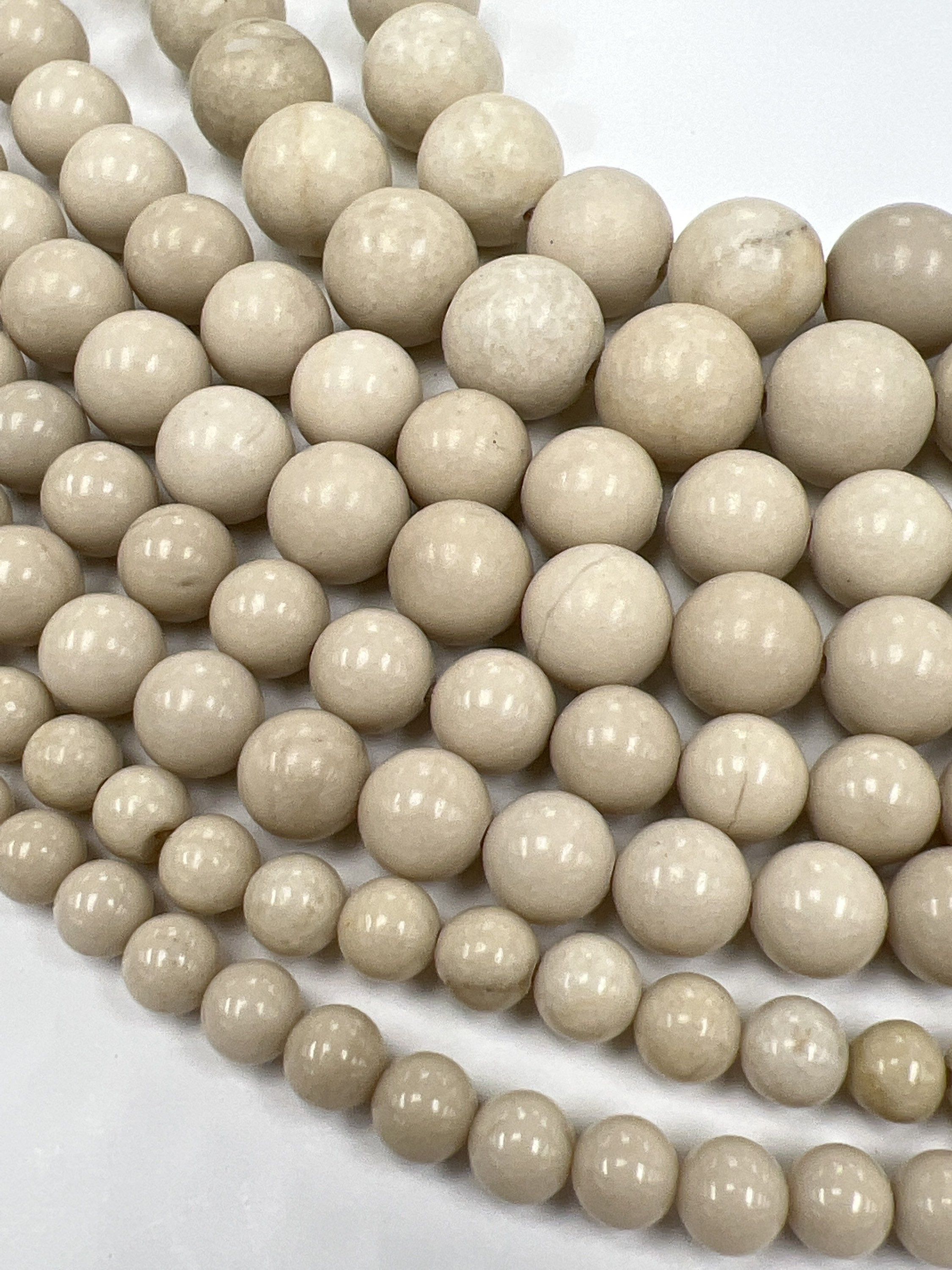 Riverstone Beads Fossil Beads River Stone Beads 6mm 8mm - Etsy