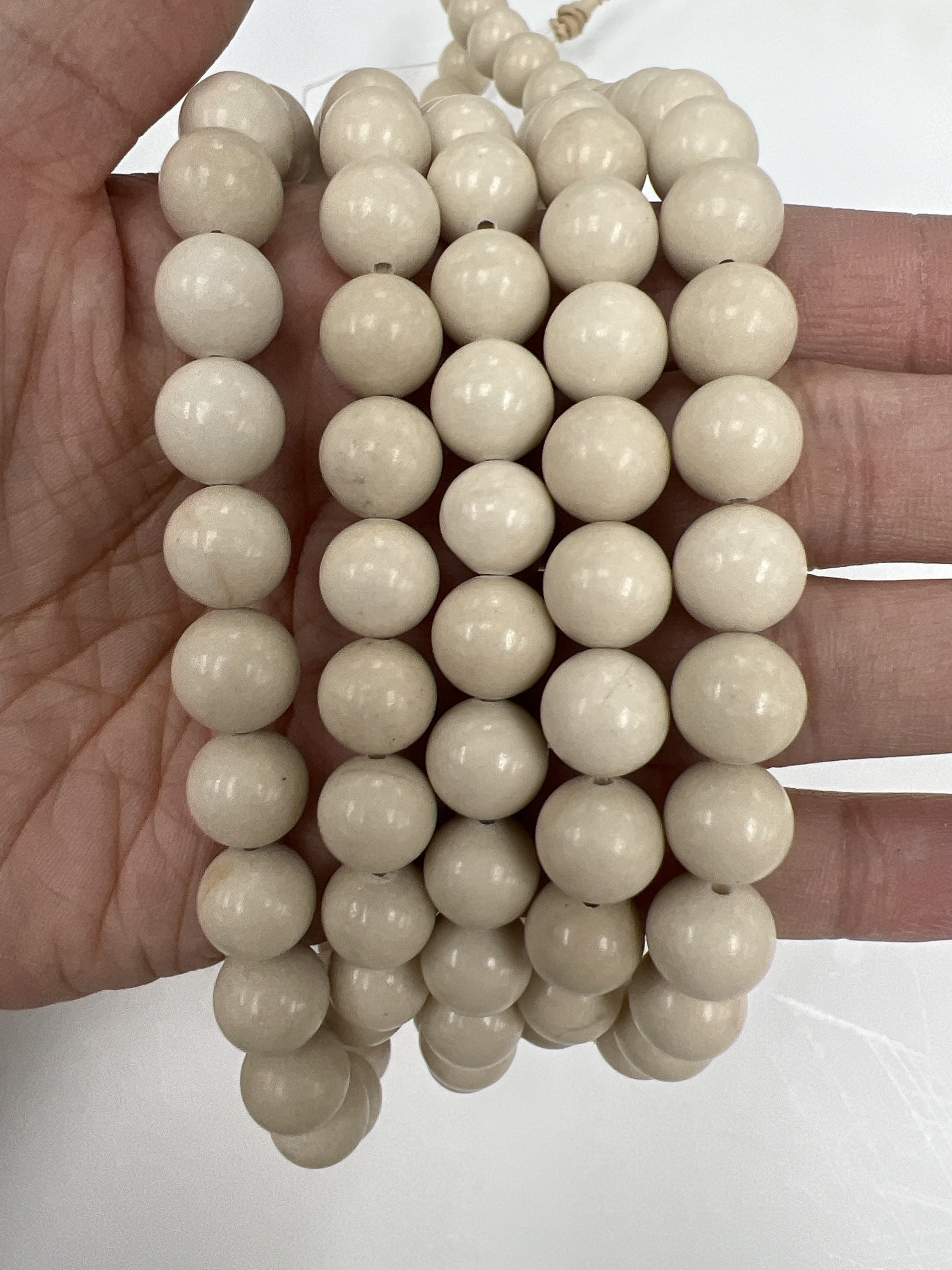 Riverstone Beads Fossil Beads River Stone Beads 6mm 8mm - Etsy