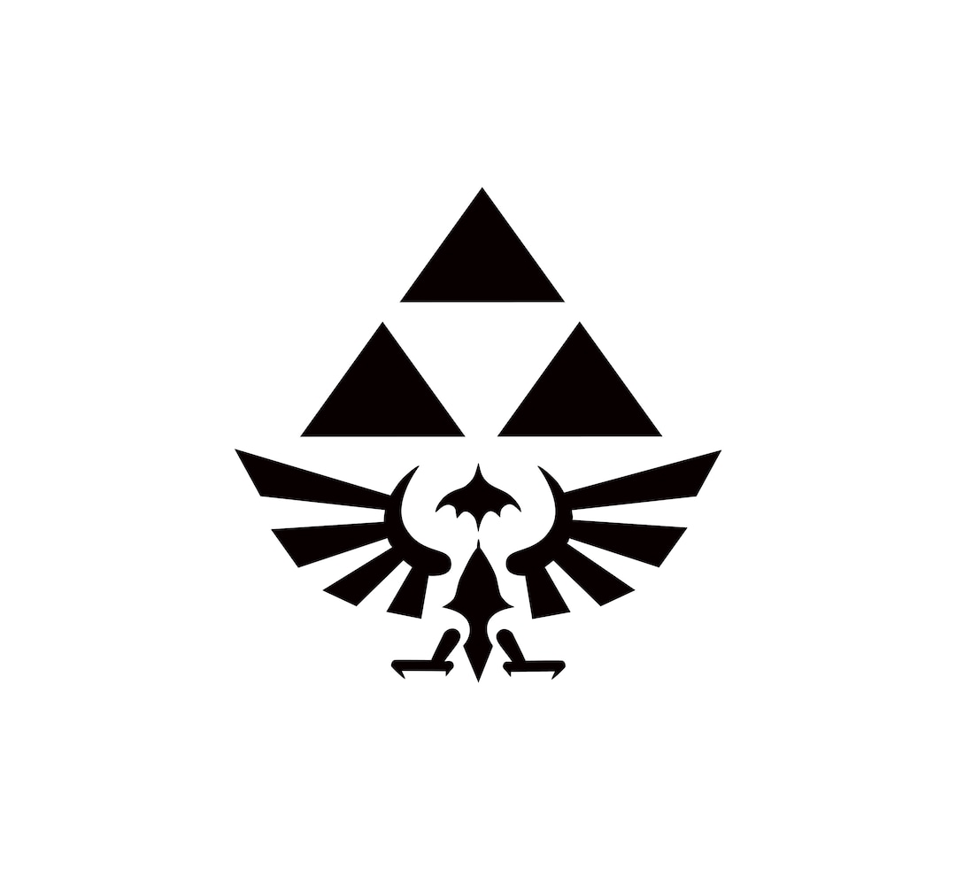 Triforce Wings Legend Of Zelda Sword Svg Etsy